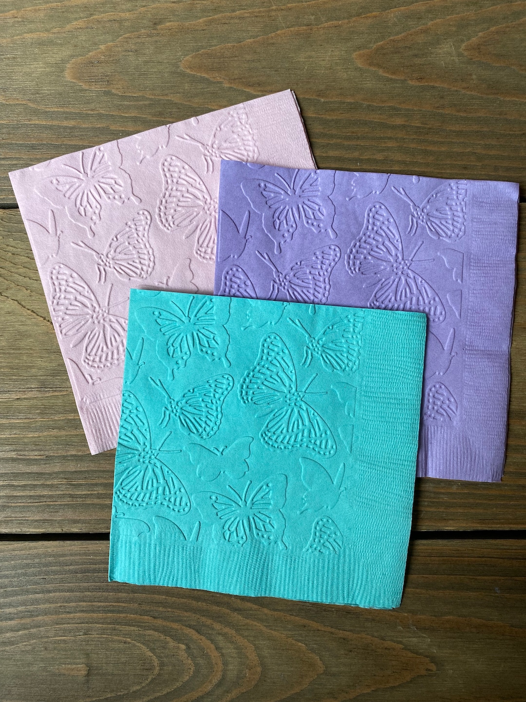 Butterfly Napkins Baby Shower Birthday Party Party Cake Beverage ...