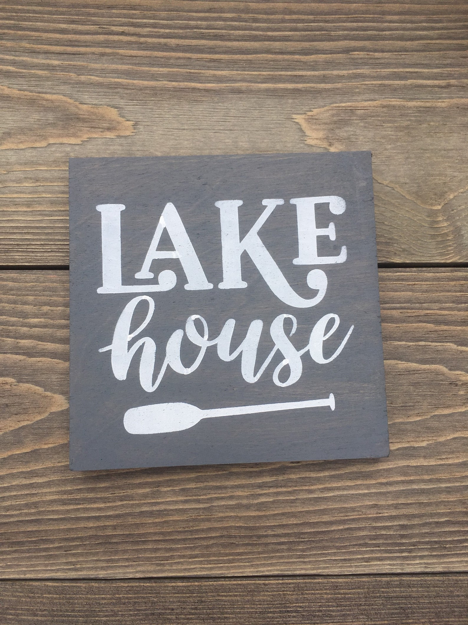 B1G1 Free Mini Signs Lake Sign Small Sign Shelf Sitter | Etsy