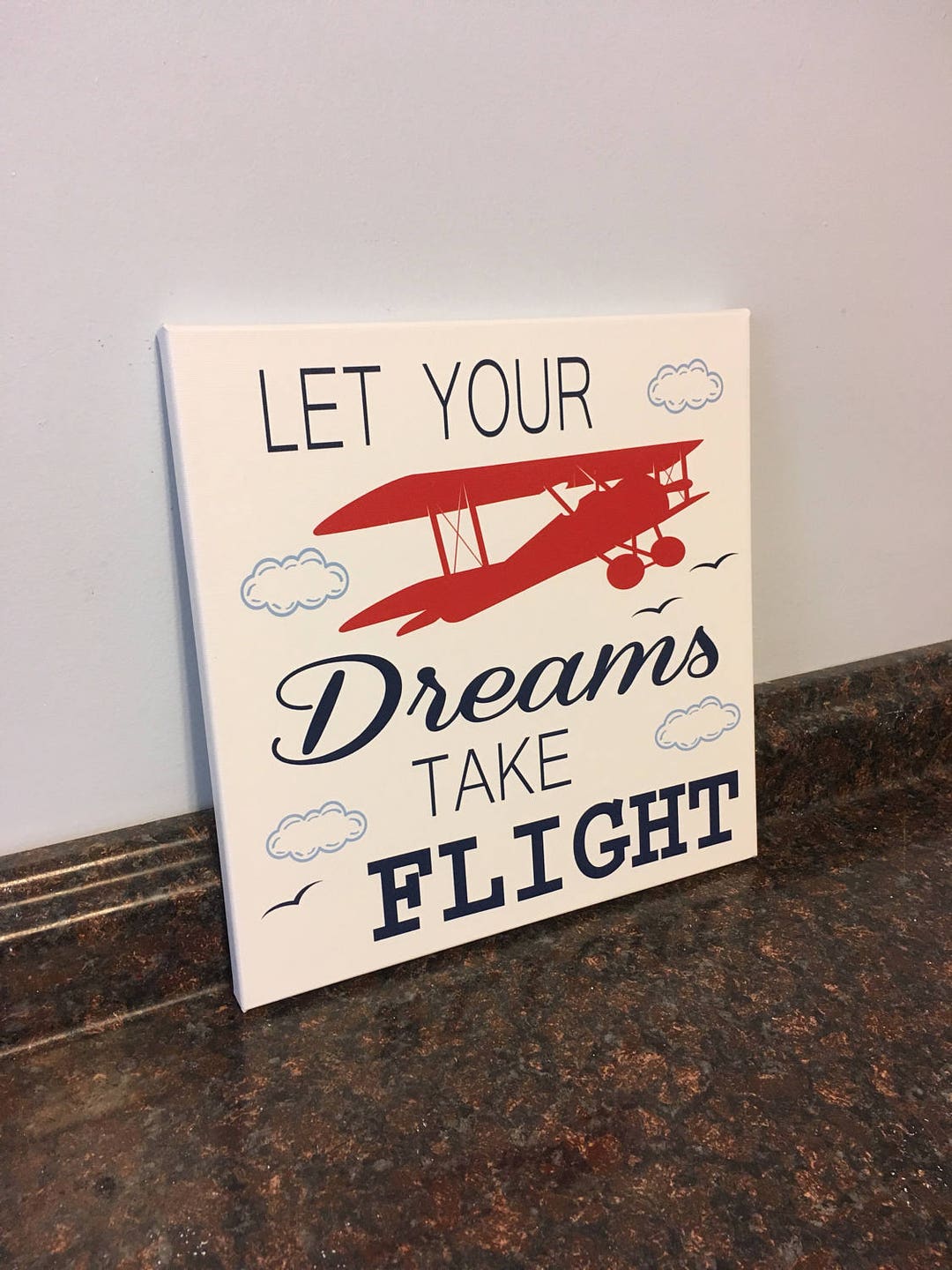 Airplane Nursery Airplane Wall Decor Boy Airplane Room Airplane Sign ...