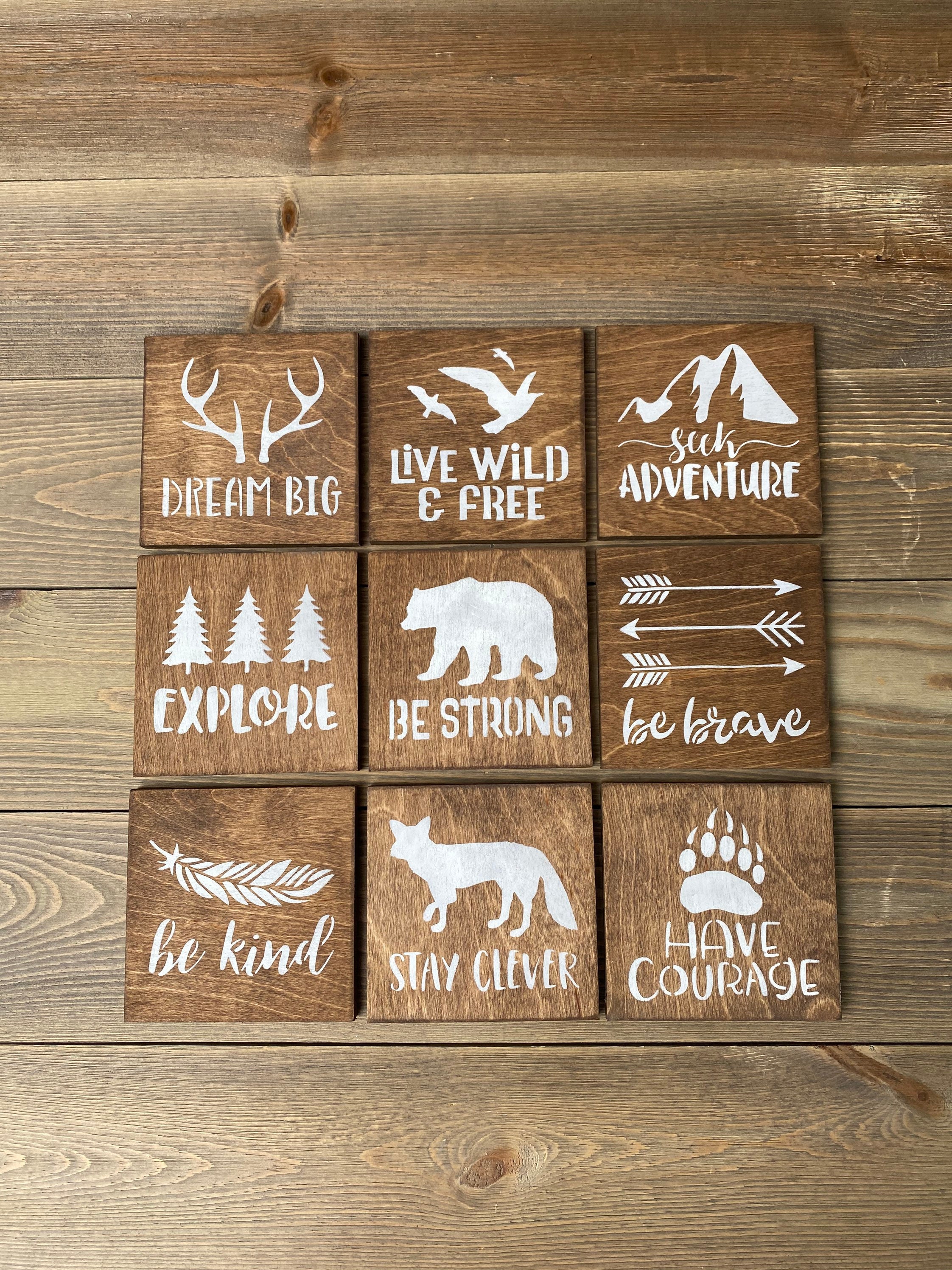 B1G1 free mini signs adventure sign shelf sitter adventure | Etsy