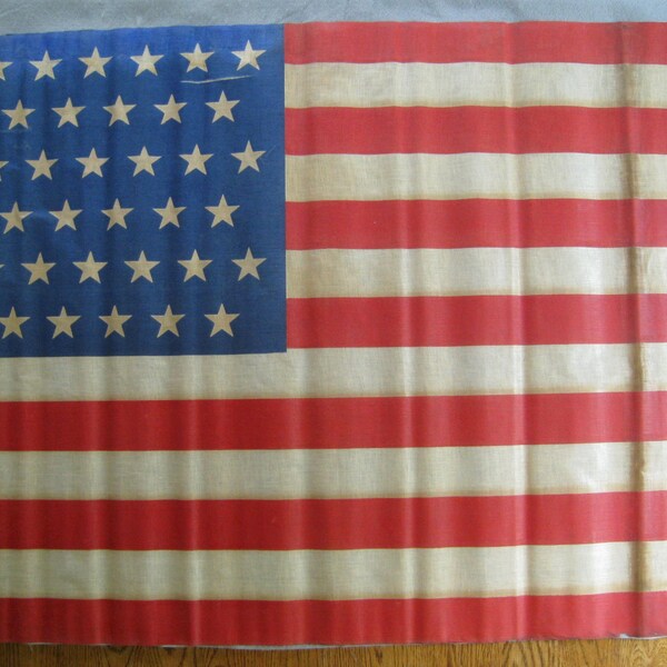 Antique American Flag 45 Star - Etsy