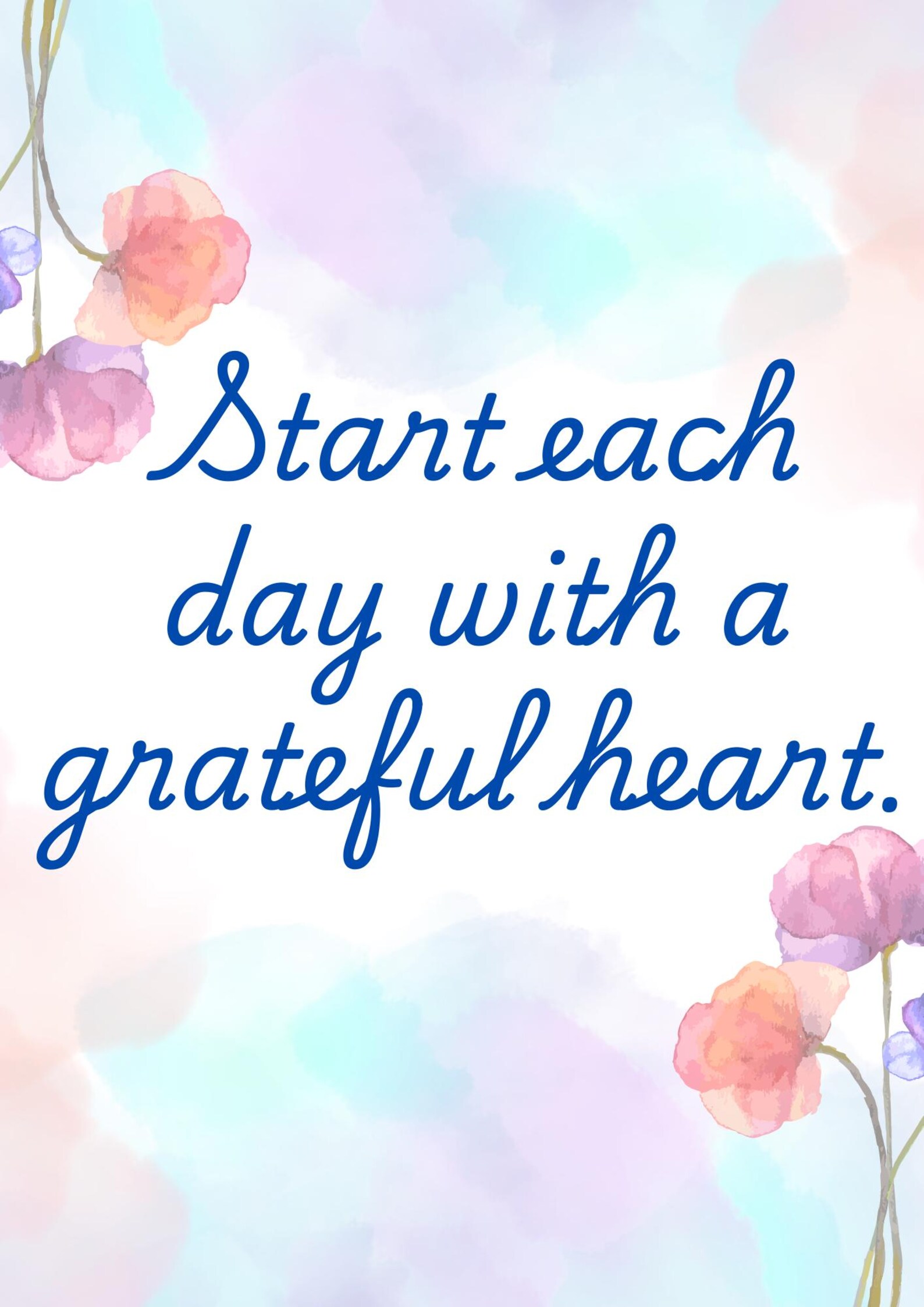Mindfulness & Positivity Posters Watercolor - Etsy