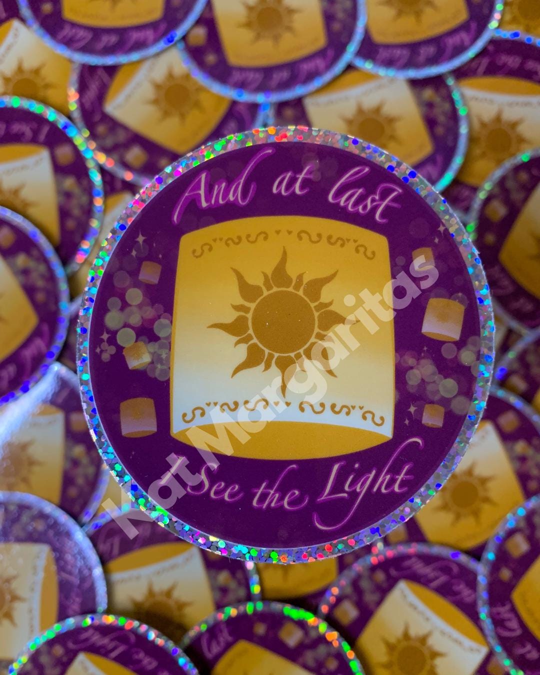 Tangled Holographic Sticker - Etsy