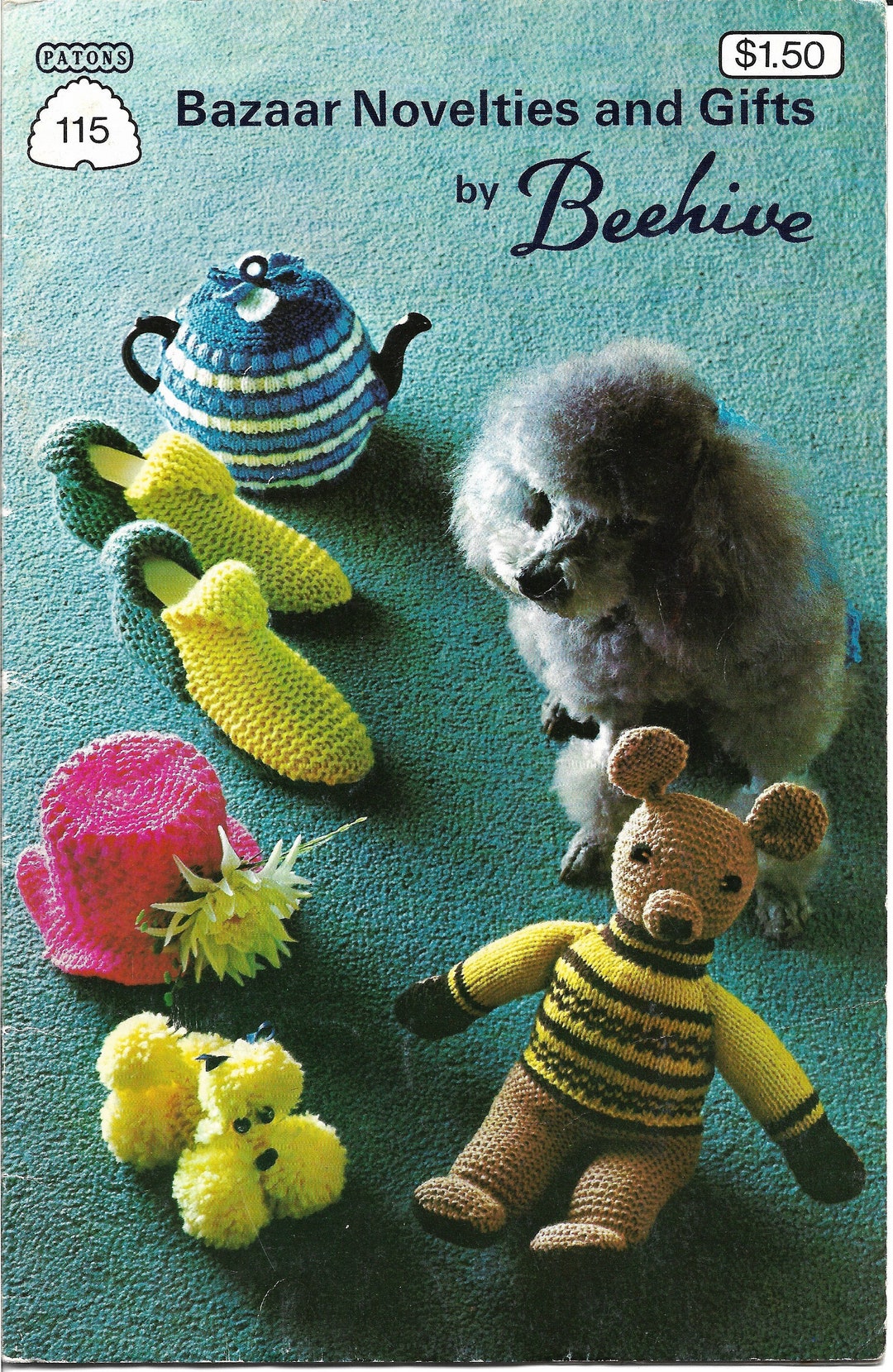 Vintage 1970s Patons 115 Bazaar Novelties and Gifts Kitting and Crochet ...