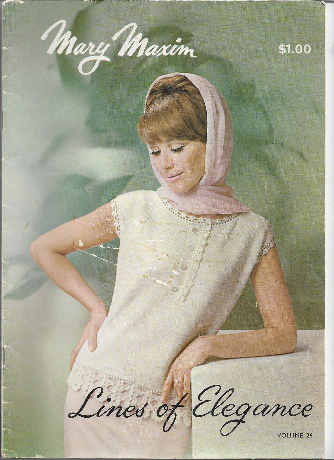 Vintage 1950s Mary Maxim Lines of Elegance, Volume 26. 14 Classic ...
