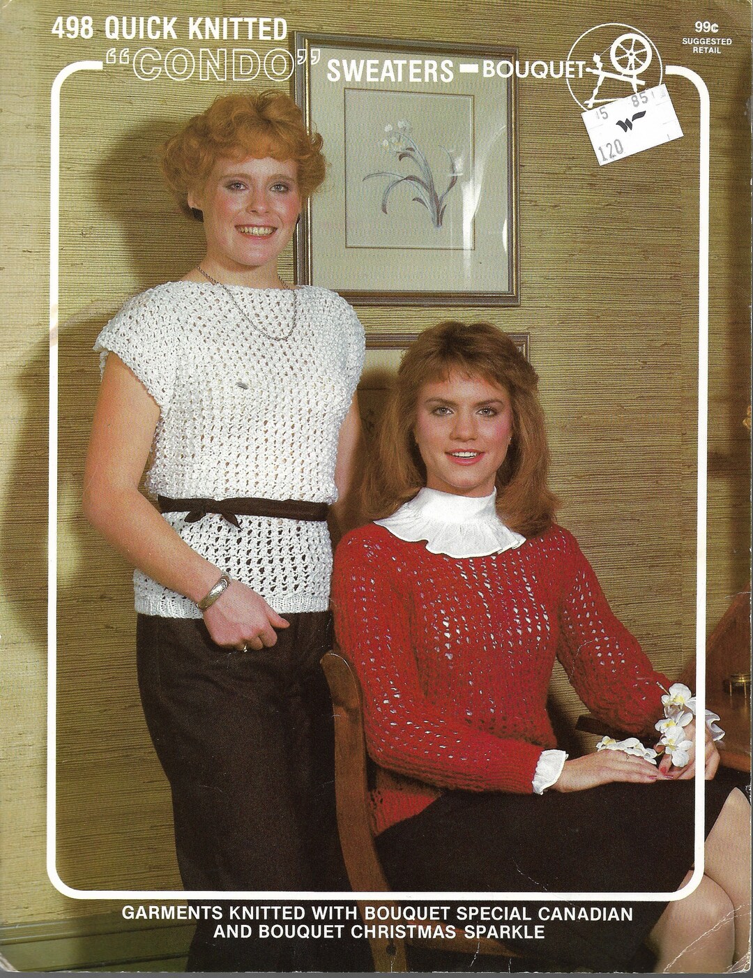 Vintage 1980s 498 Quick Knit Condo Sweaters, Wide Neckline, Long or ...
