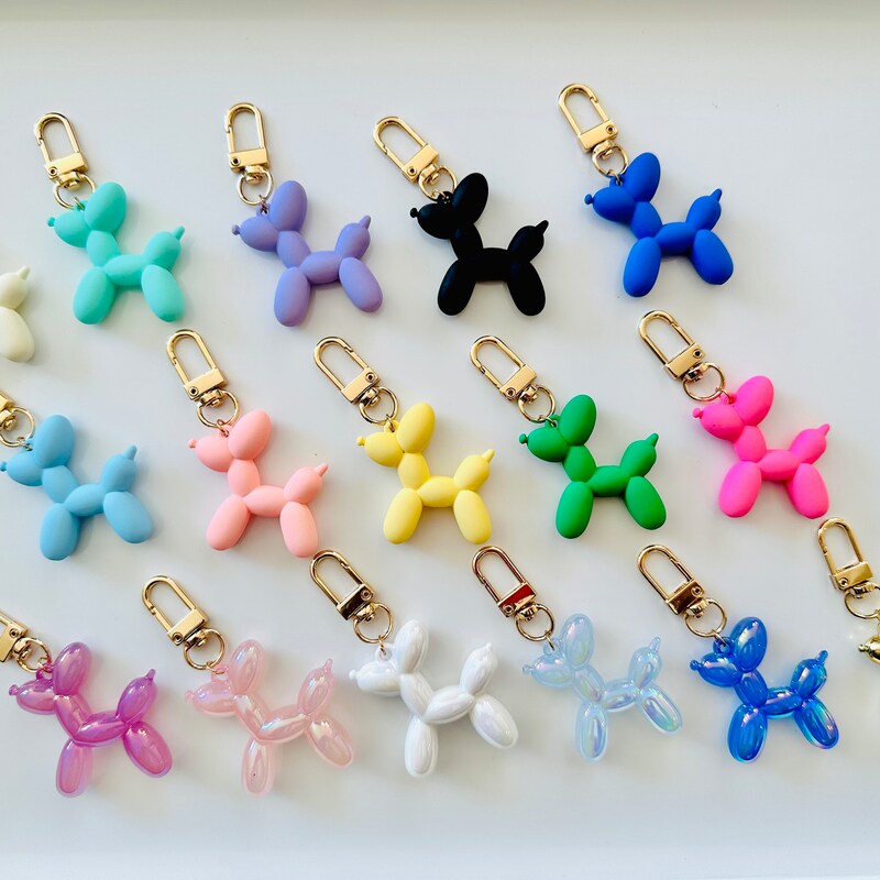 Balloon Dog Keychain - Etsy