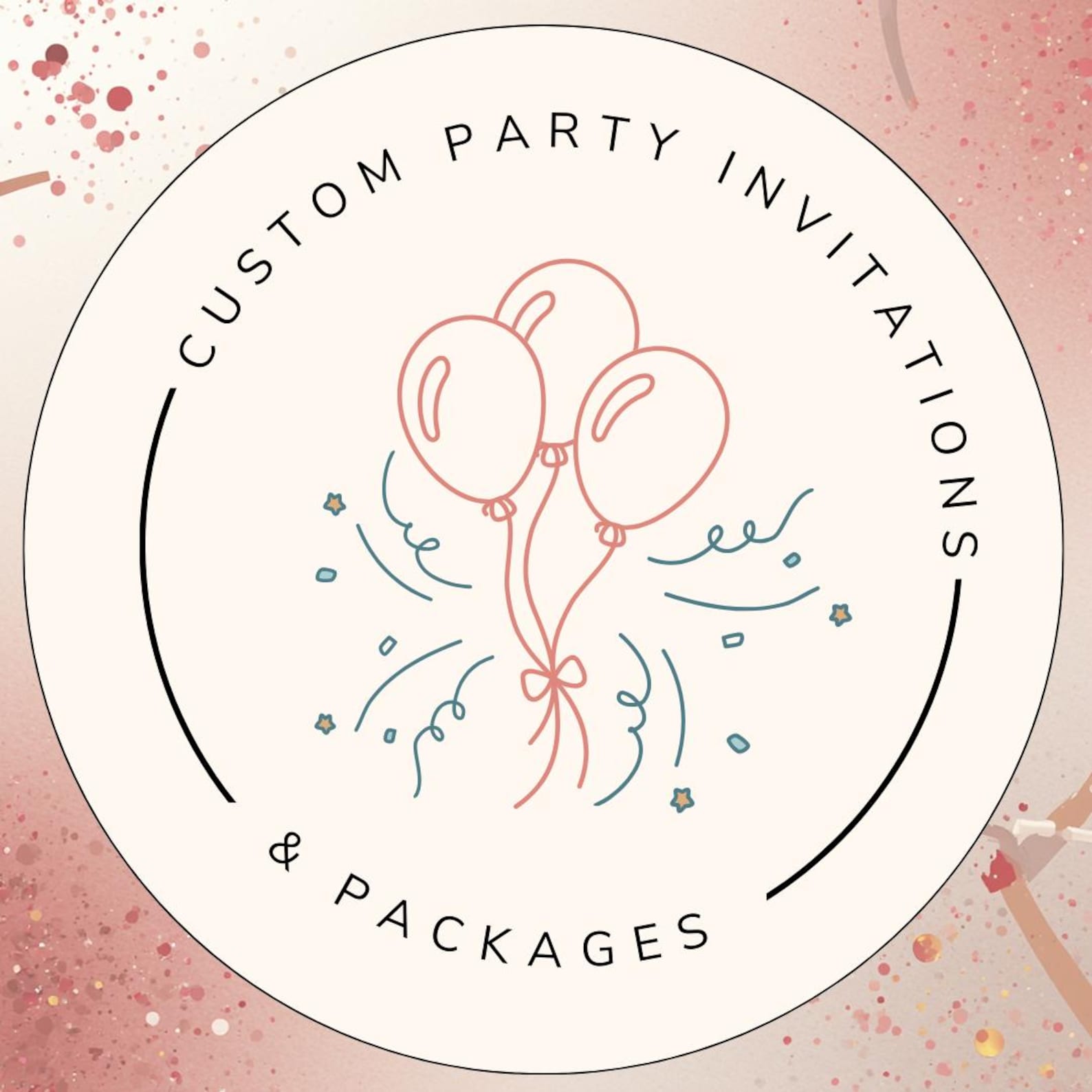 Custom Party Invitations & Packages - Etsy