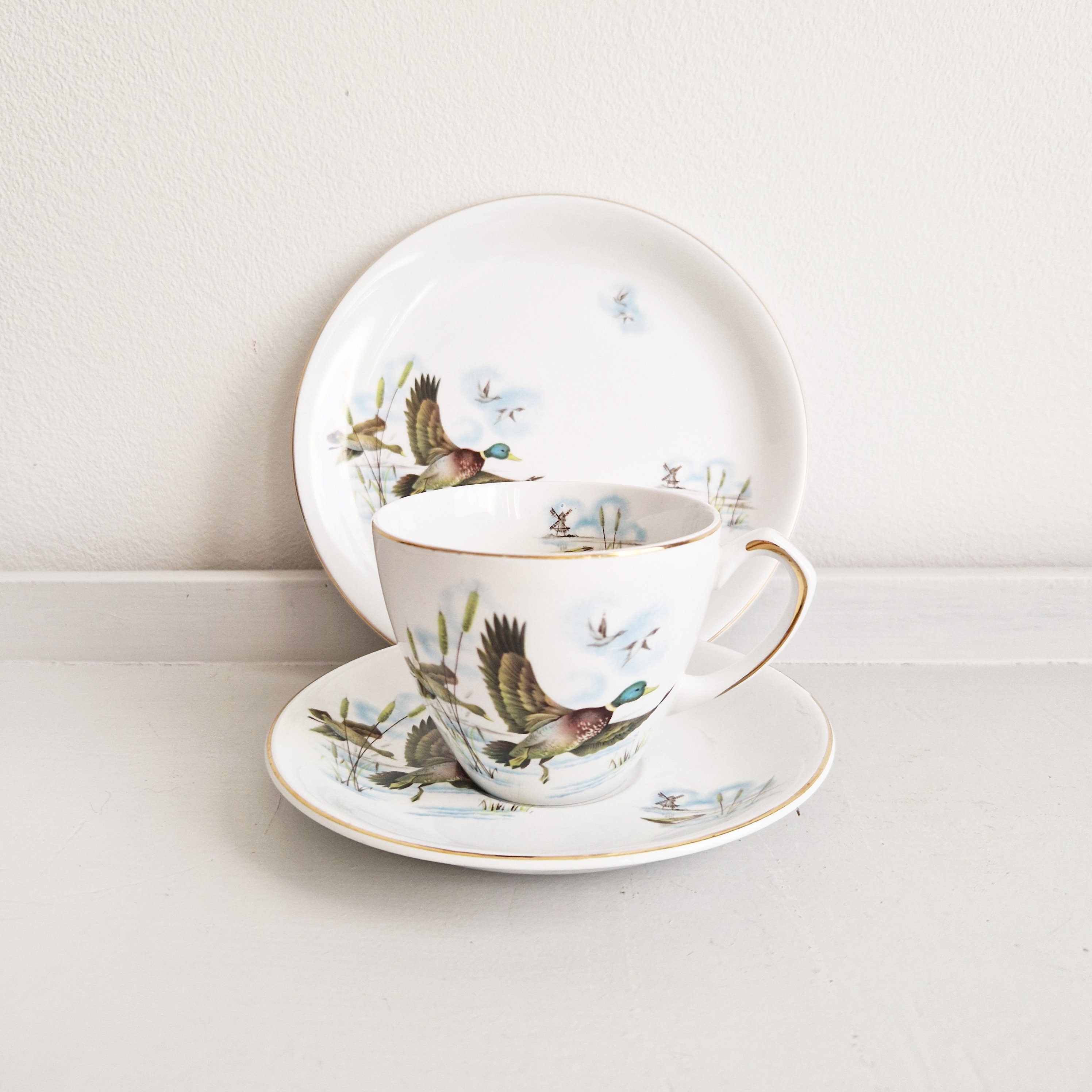 1950s Alfred Meakin fenland Tea Set, 1950s Flying Mallard Tea Set, Mid ...