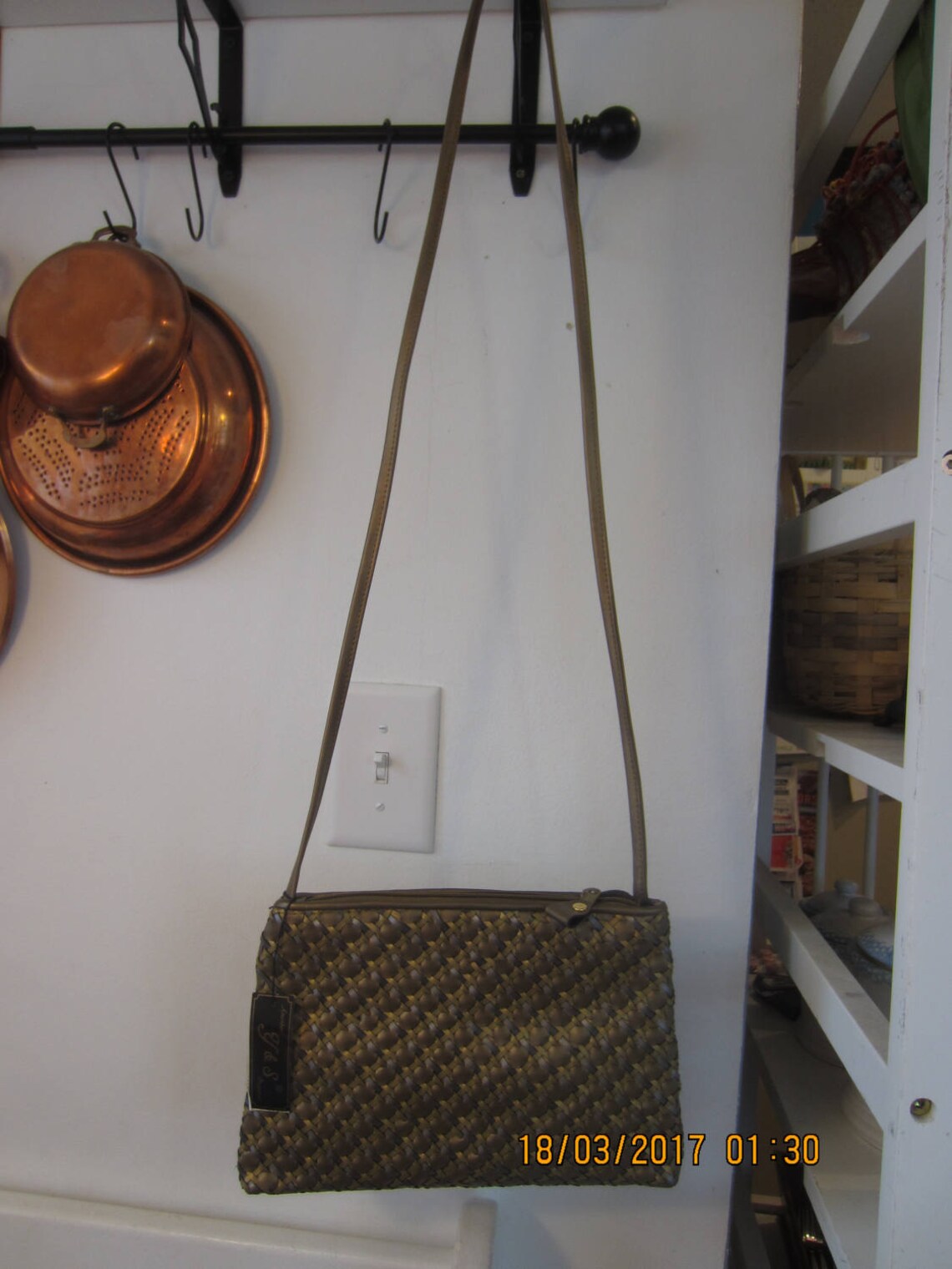 Shoulder Bag Unique Woven Gold and Silver by Y & S Originals FREE ...