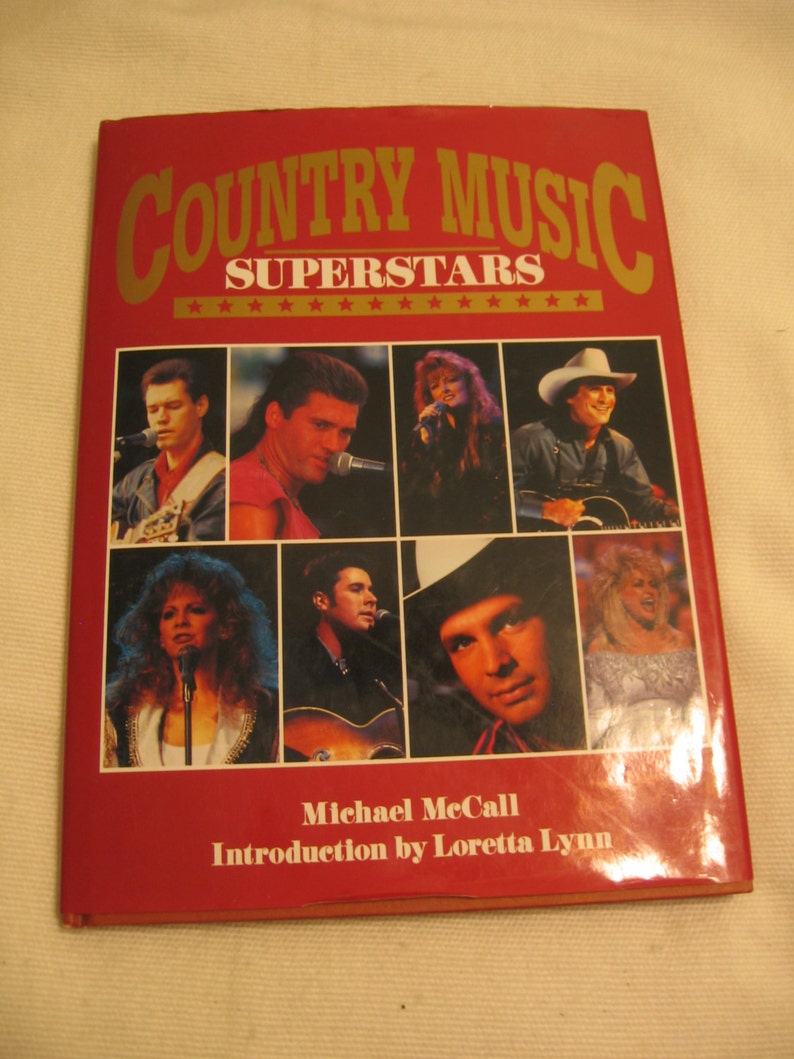 Vintage 1993 Country Music Superstars Book Many Pictures SALE | Etsy