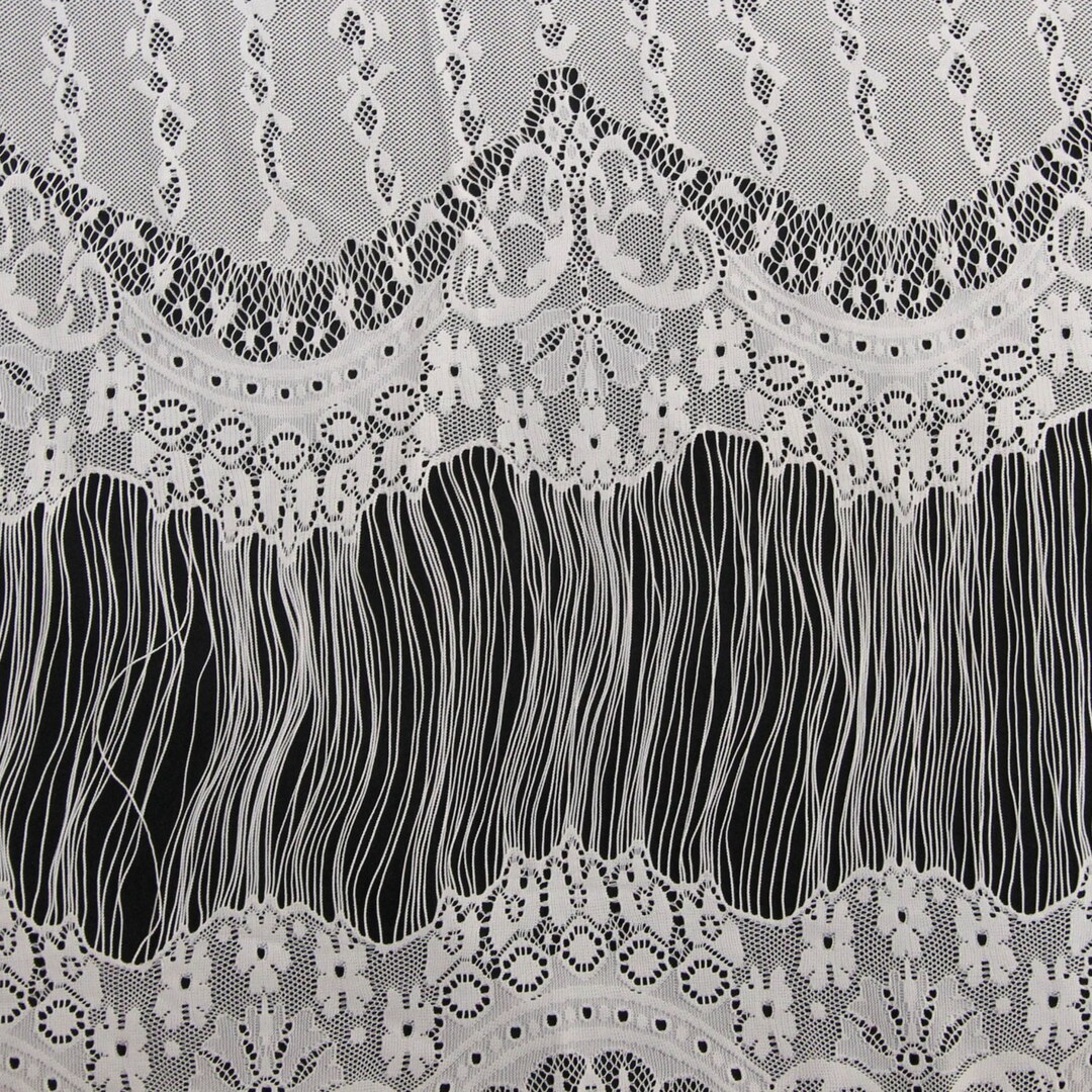 Natural Embroidered Mia Pattern Nylon Lace Fabric for Dresses - Etsy