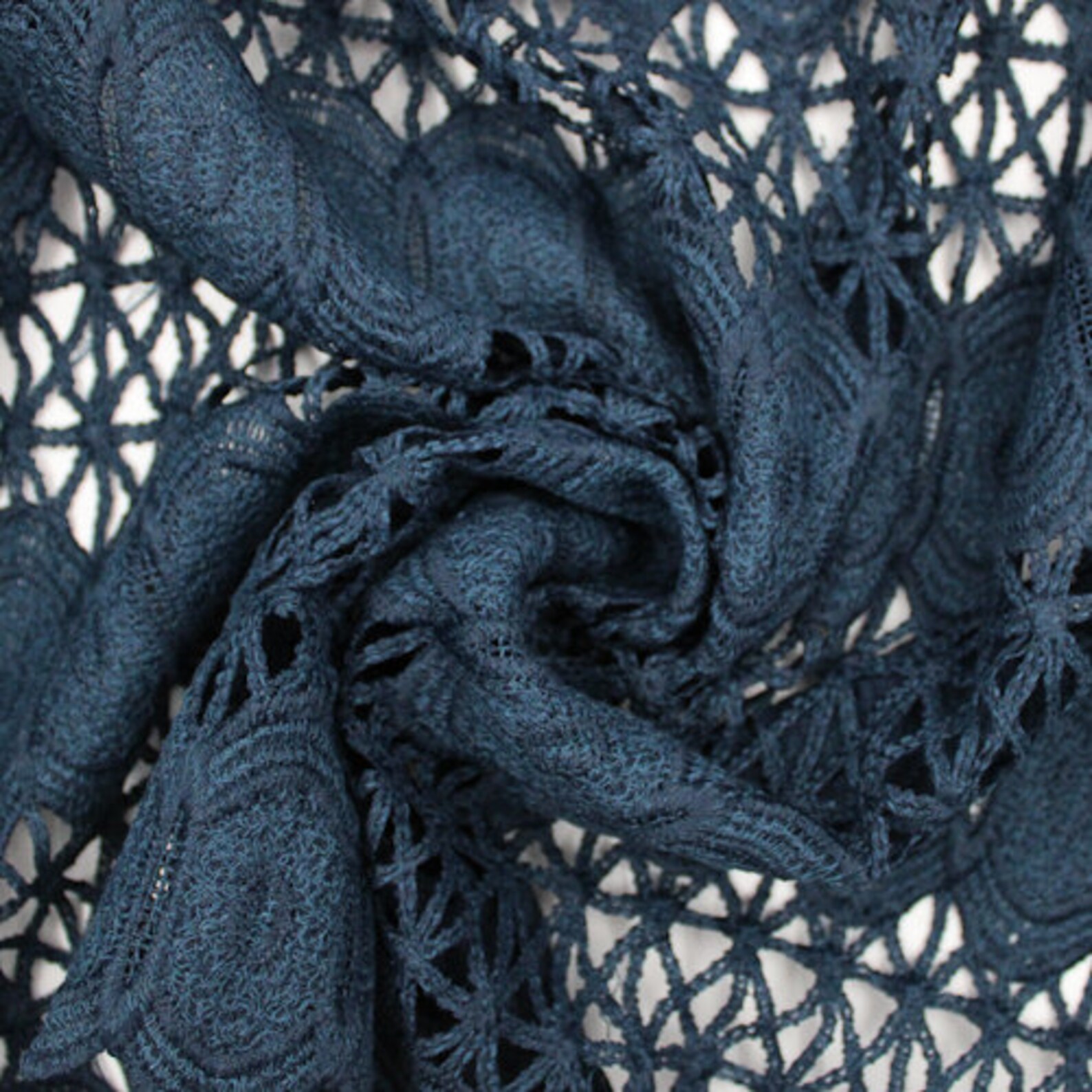 Navy Darla Pattern Poly Chemical Lace Fabric by the Yard - Style 662 - Etsy
