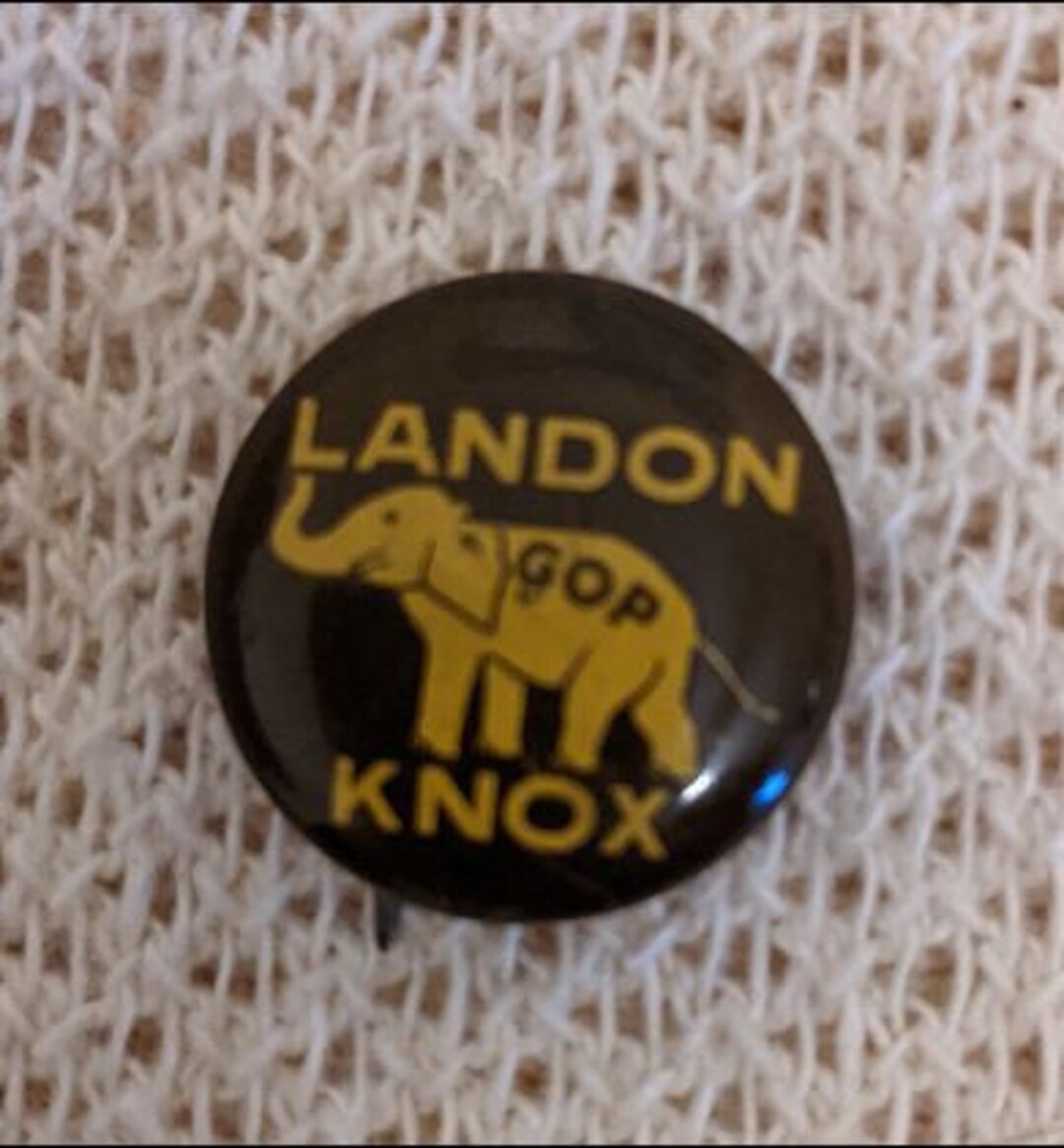 Landon-knox 1936 Campaign Button - Etsy