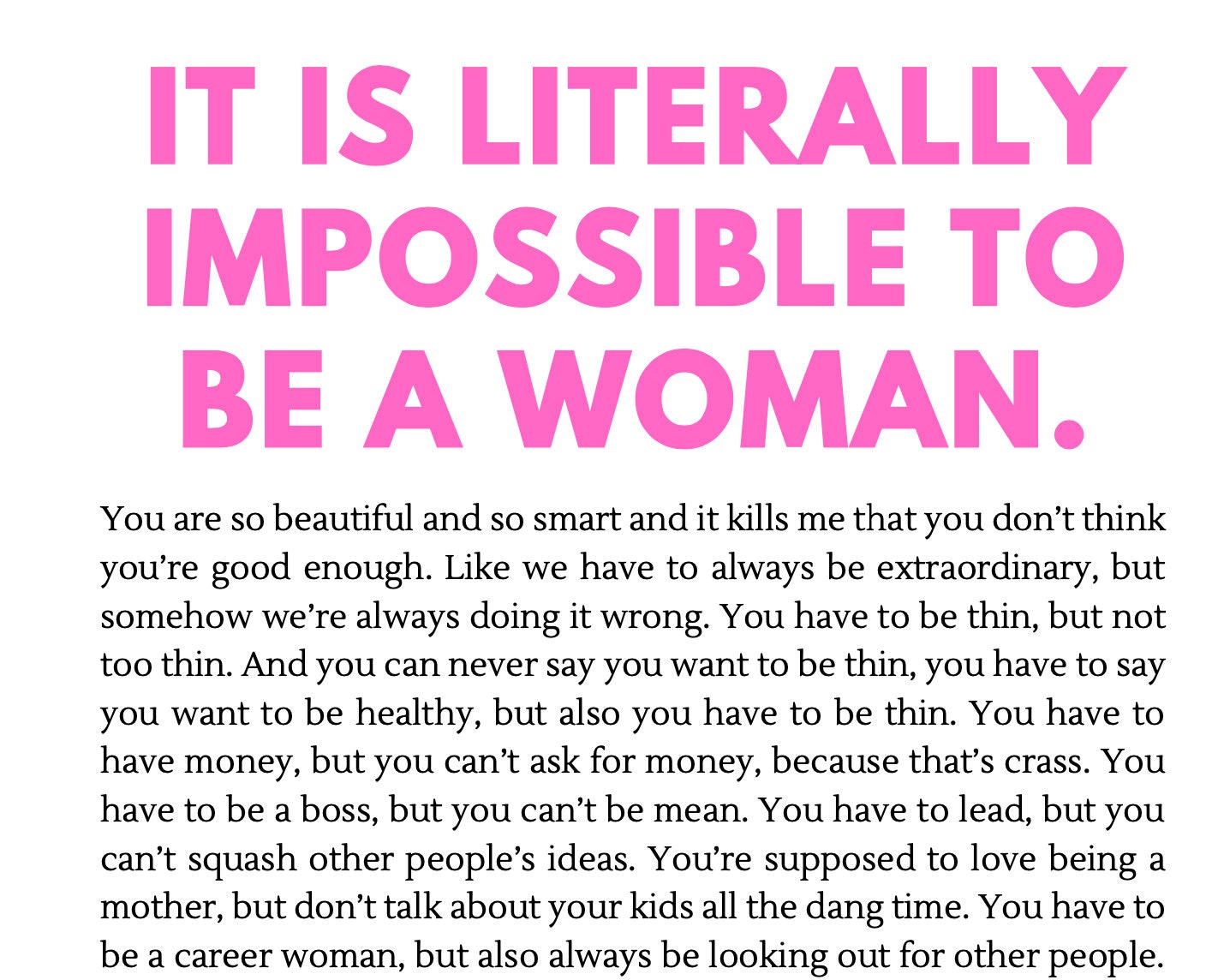 Barbie Movie Monologue Quote Print Pdf Etsy