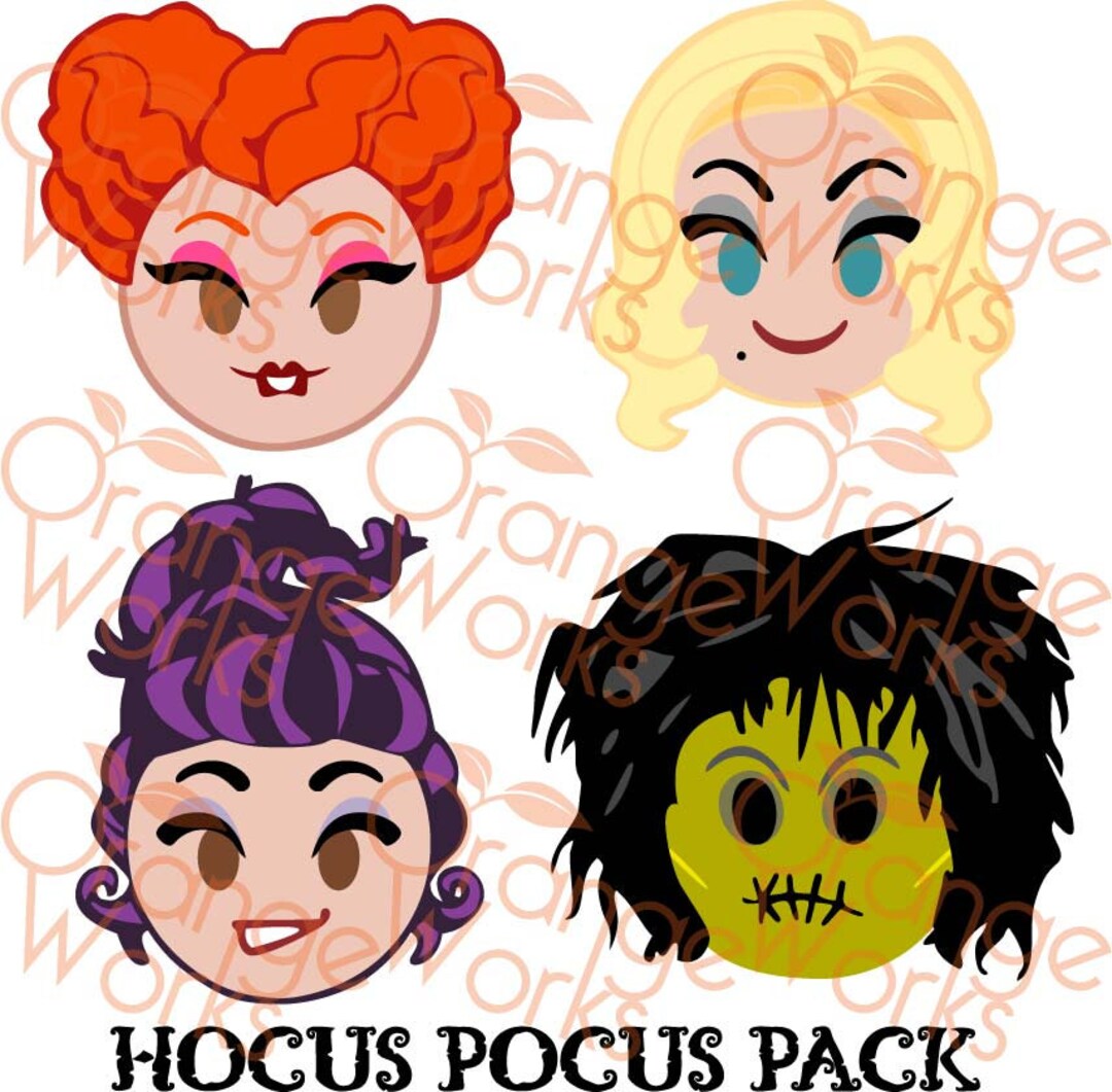 Hocus Pocus Pack SVG, PNG, JPEG, Cut File, Hocus Pocus, Witch, Zombie ...