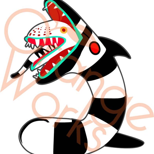 Beetlejuice Sandworm Svg - Etsy