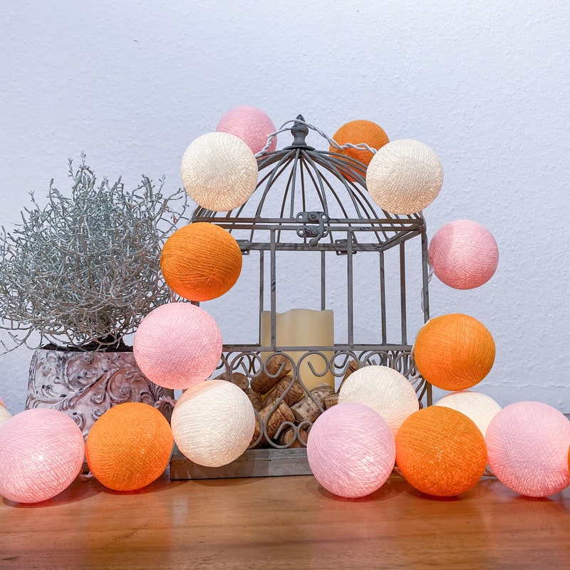 Cotton Ball Light - Etsy