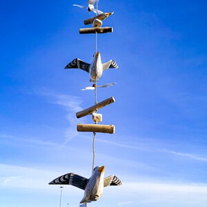 3 Seagulls Wind Chime and Driftwood With Propeller - Etsy