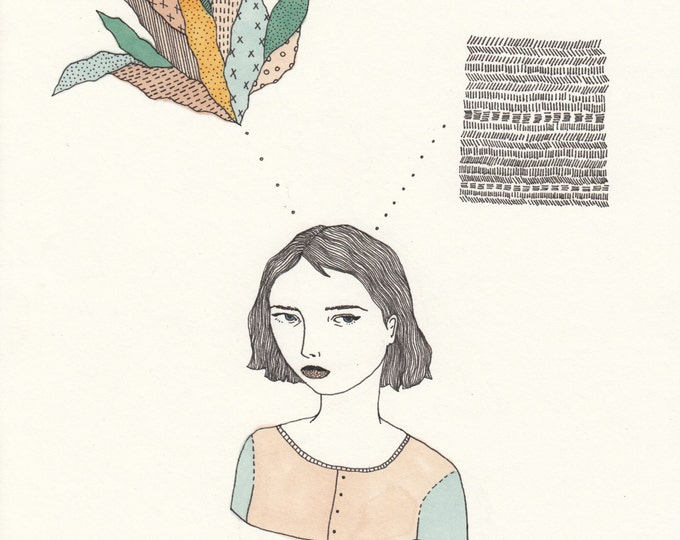 FEELINGS Original Drawing - Etsy