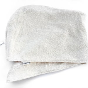 Organic Cotton Terry Hair Wrap, Reversible, Double Sided, Spa Day, Hair ...