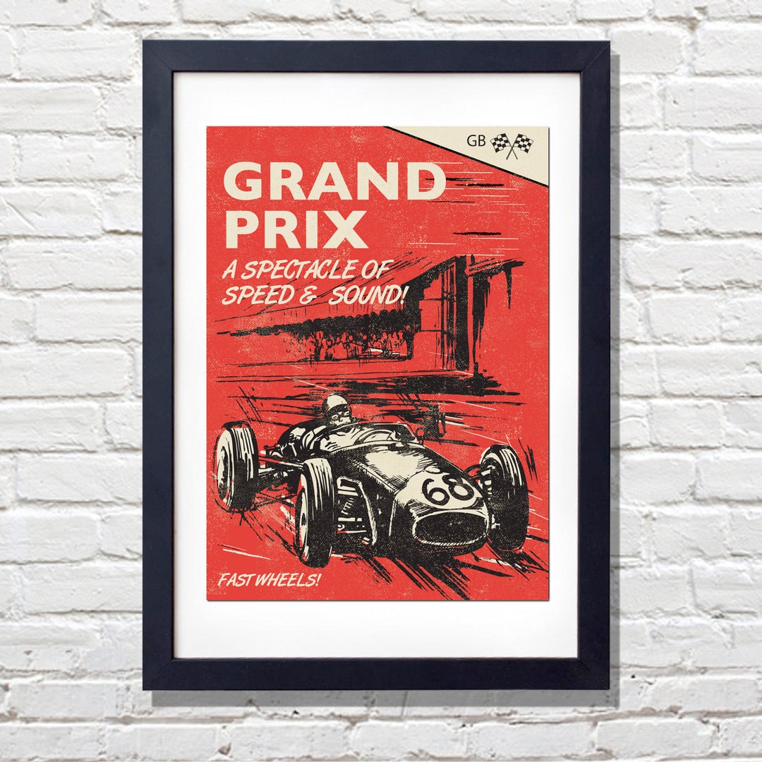 Grand Prix Print - Etsy