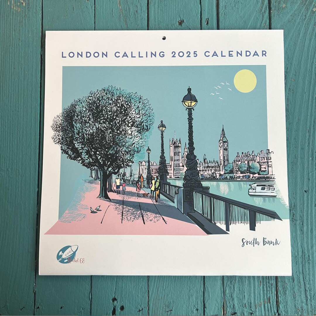 London Landscape Architecture Locations Calander 2025 - Etsy