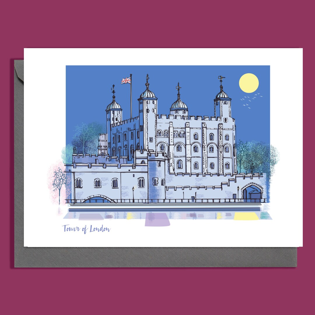 Tower of London Card - Etsy