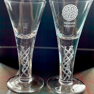 Engraved Jacobite Dram Glass: Scottish Whisky Toasting Glass - Etsy