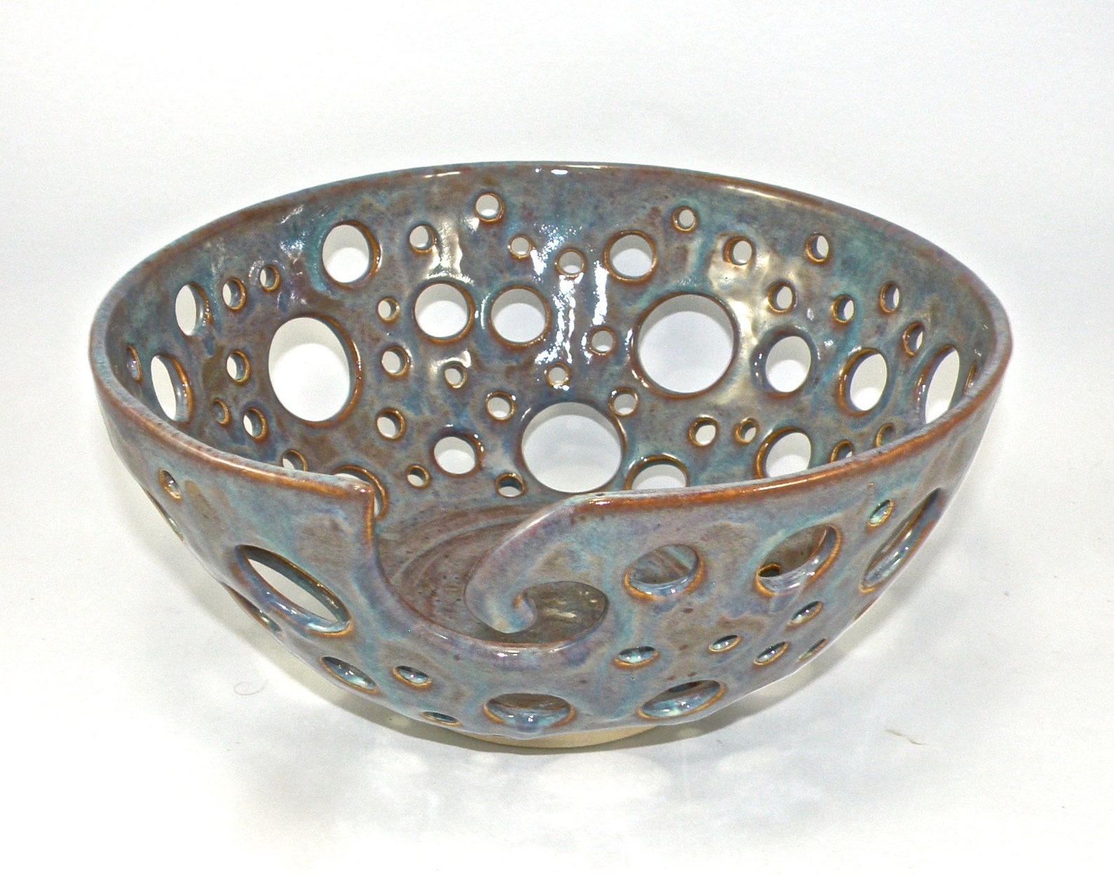 Extra Large Yarn Bowl Jumbo Yarn Bowl Gift for Her With Multiple Holes ...