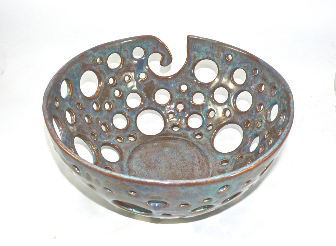 Extra Large Yarn Bowl Jumbo Yarn Bowl Gift for Her With Multiple Holes ...