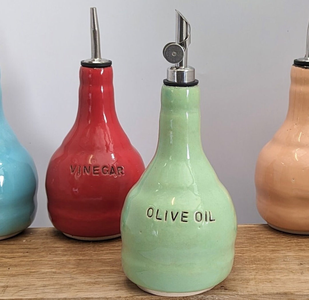 Personalized Oil Cruets Oil Pourer Olive Oil Bottle Ceramic Oil ...