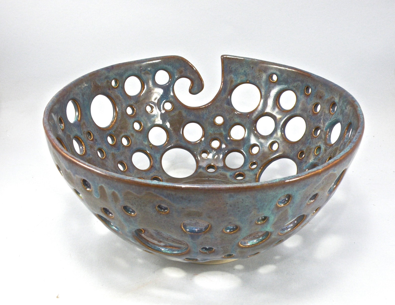 Extra Large Yarn Bowl Jumbo Yarn Bowl Gift for Her With Multiple Holes ...