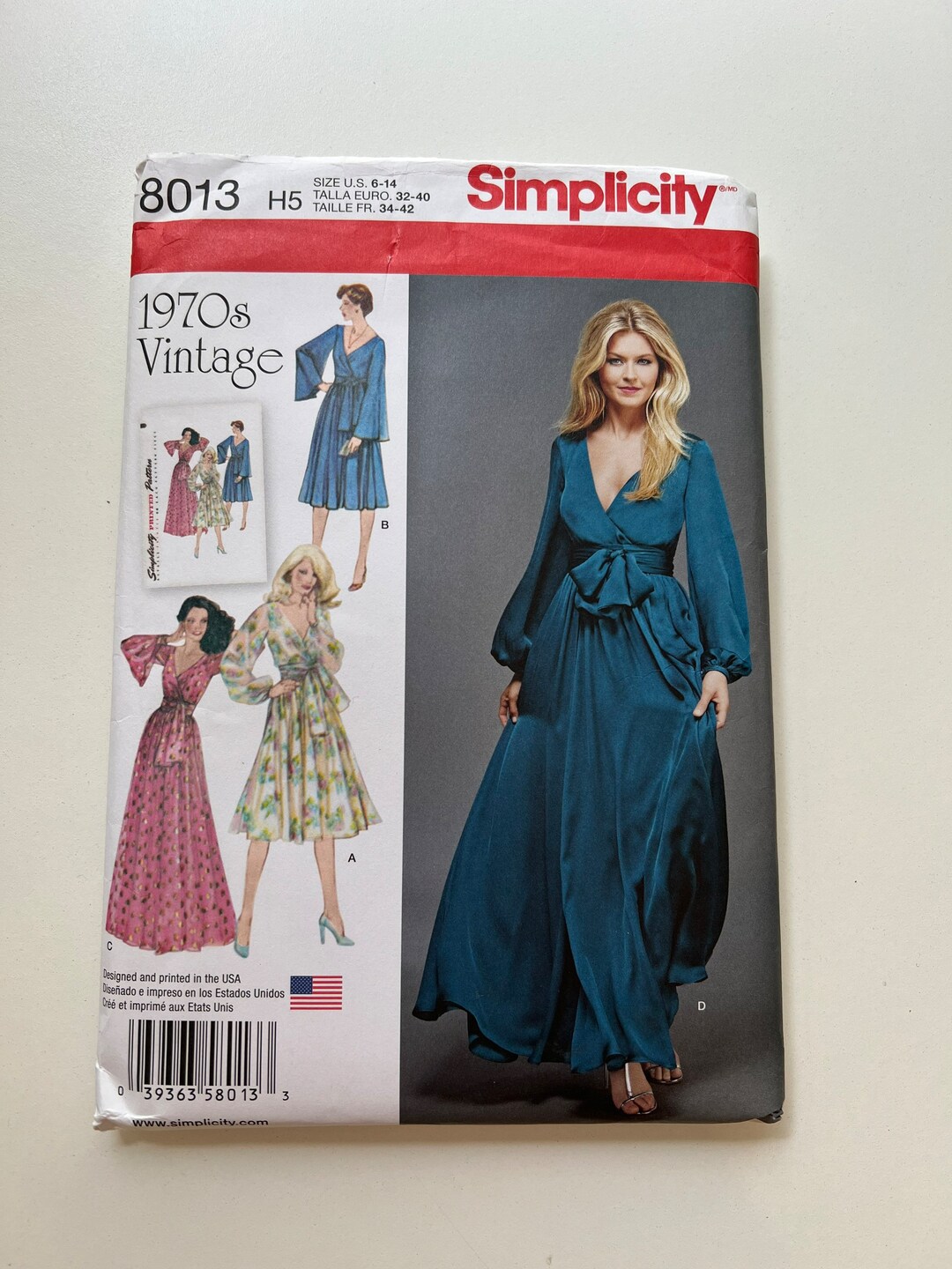 Simplicity Sewing Pattern No. 8013 Sizes 6-14 Women's Dress Sewing ...
