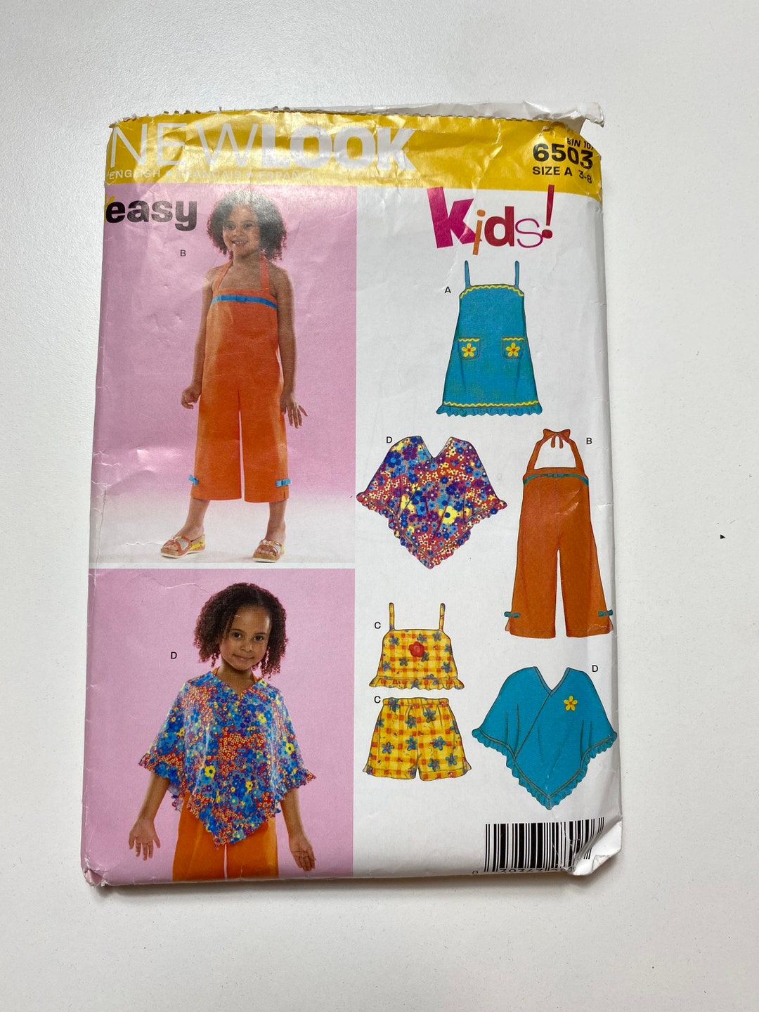 New Look Simplicity Sewing Pattern No. 6503 Sizes 3-8 - Etsy