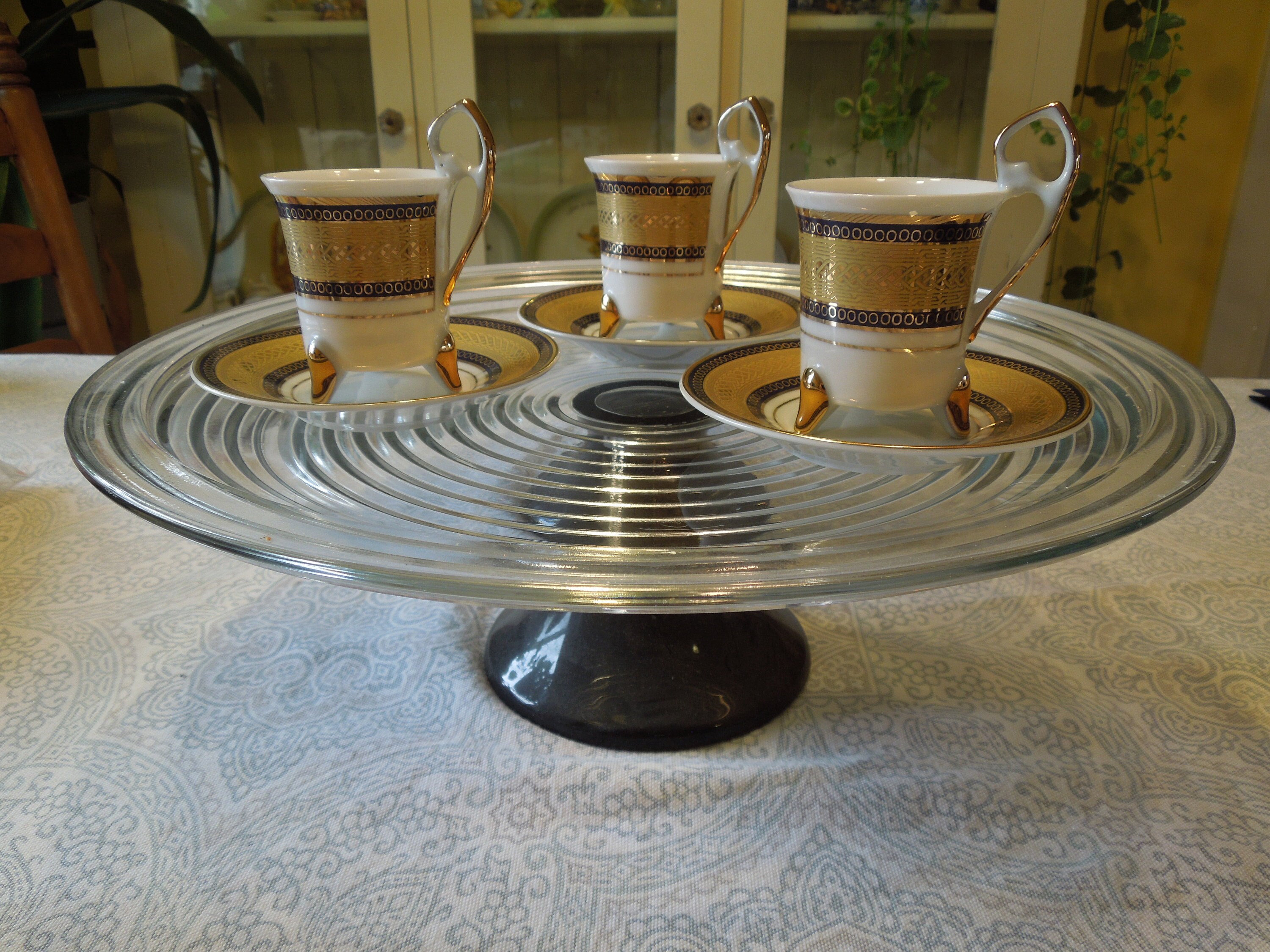 Demitase Tea/expresso Cup and Saucer Italian Design Vibrant Colors ...