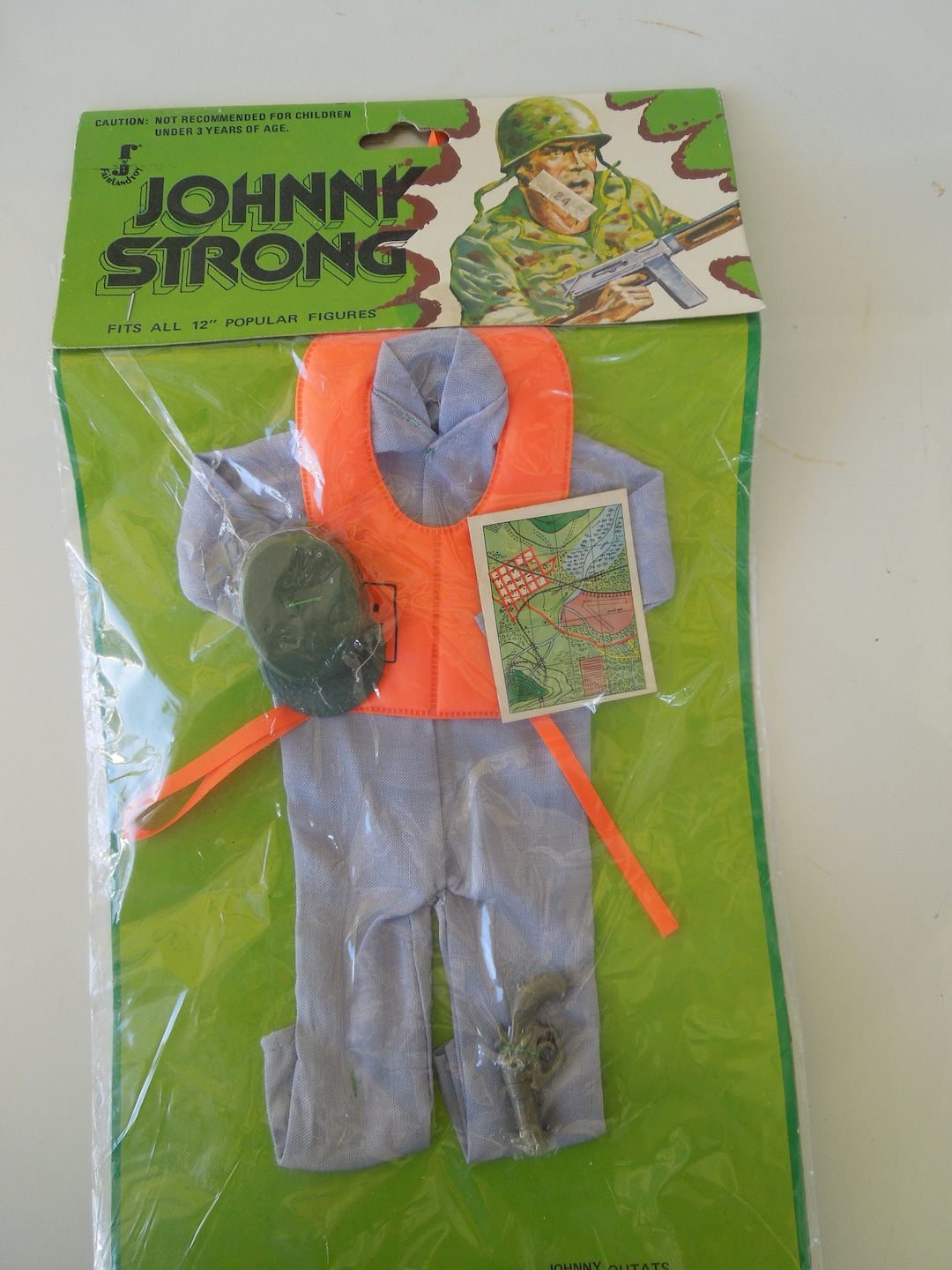 Johnny Strong Doll Outfit Fits 12" Toy Figures Parachute Outfit Pilot ...