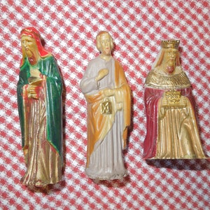 Vintage Christmas Nativity Wise Men Set of Three 4 Tall - Etsy
