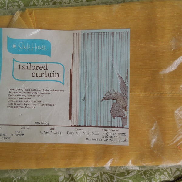 Montgomery Ward Curtains - Etsy