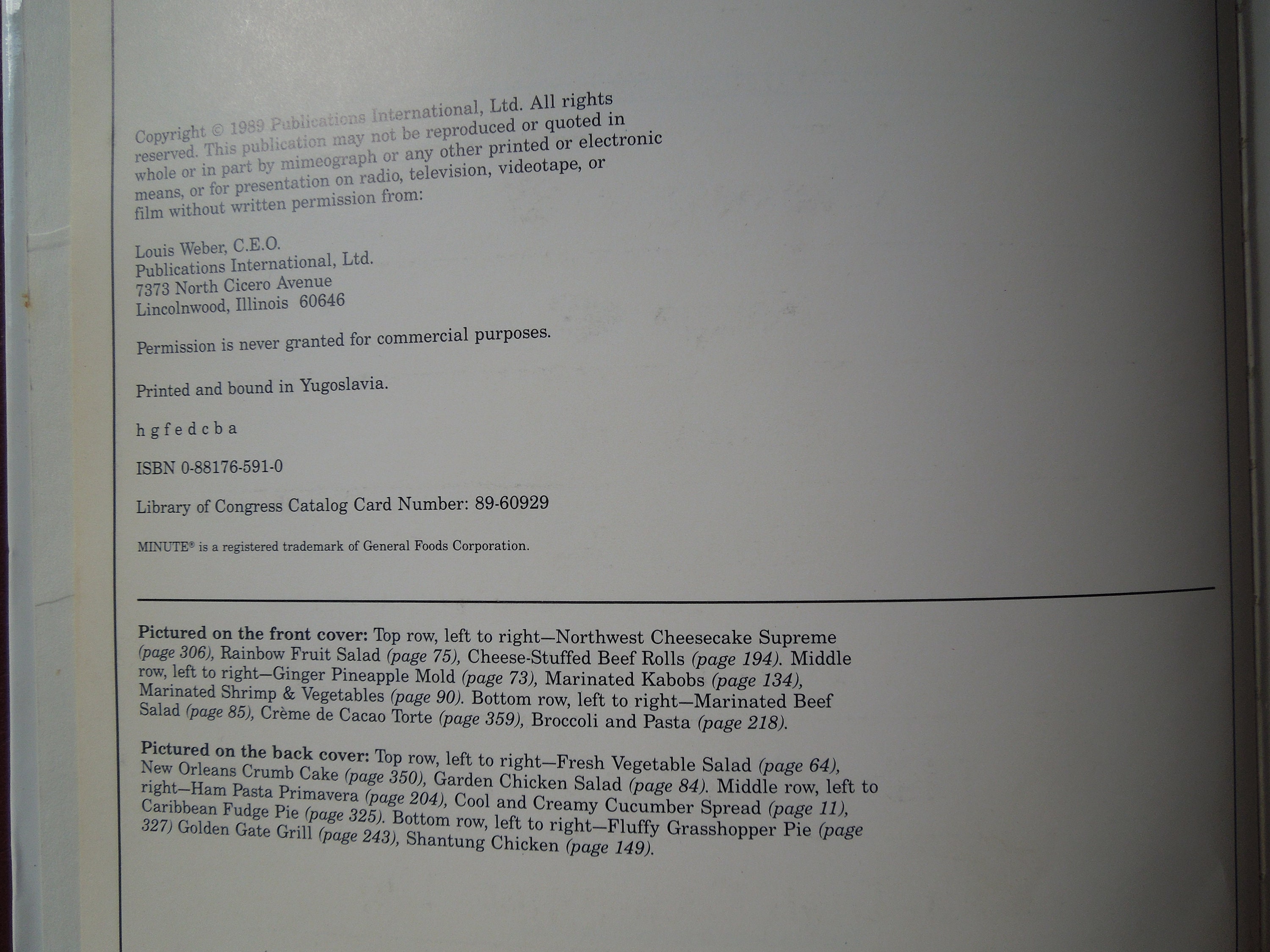 Great American Brand Name Recipes Cookbook Copyright 1989 - Etsy