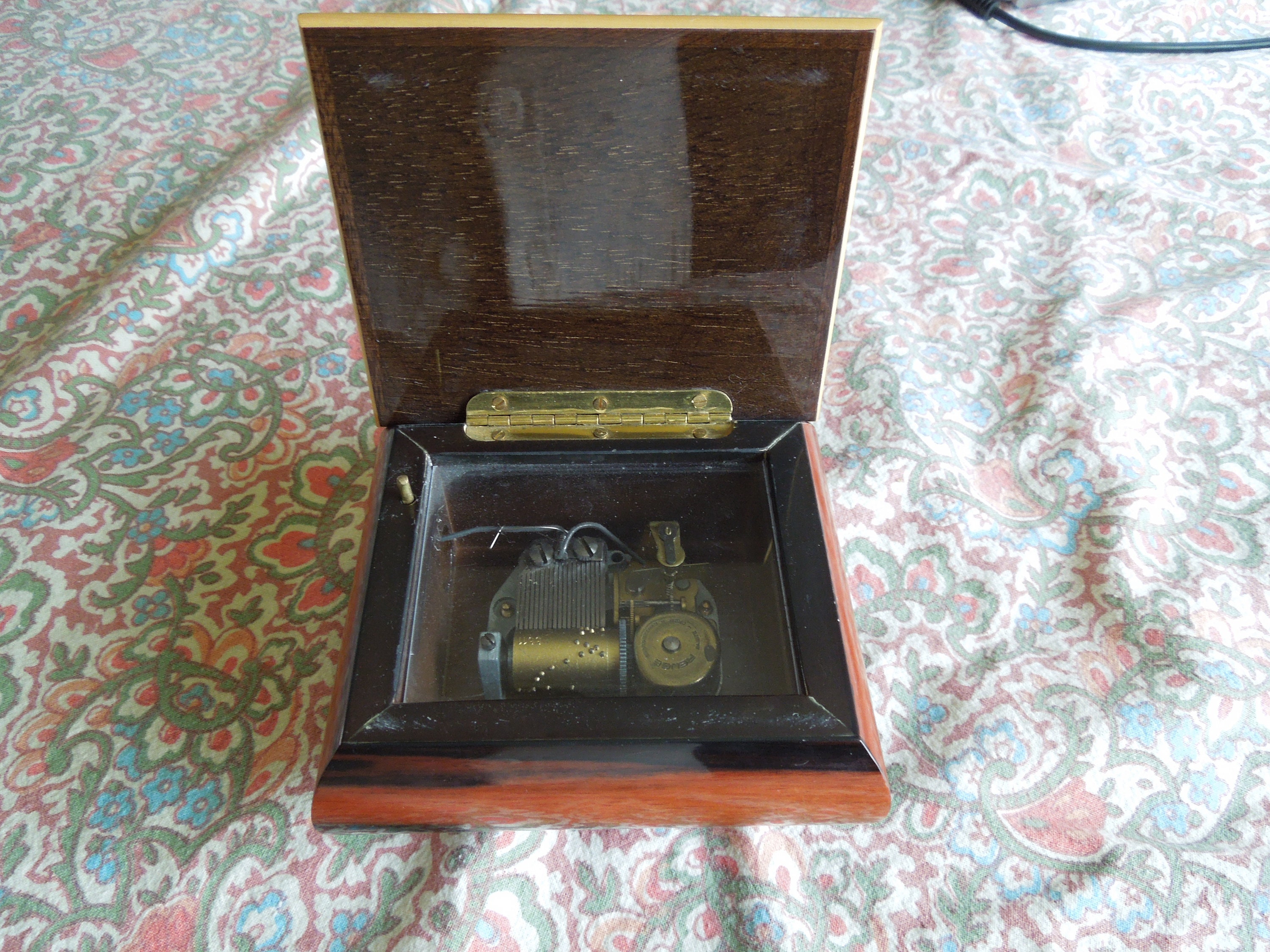 Vintage Music Box Wooden Made by REUGE Made in Italy Swiss - Etsy