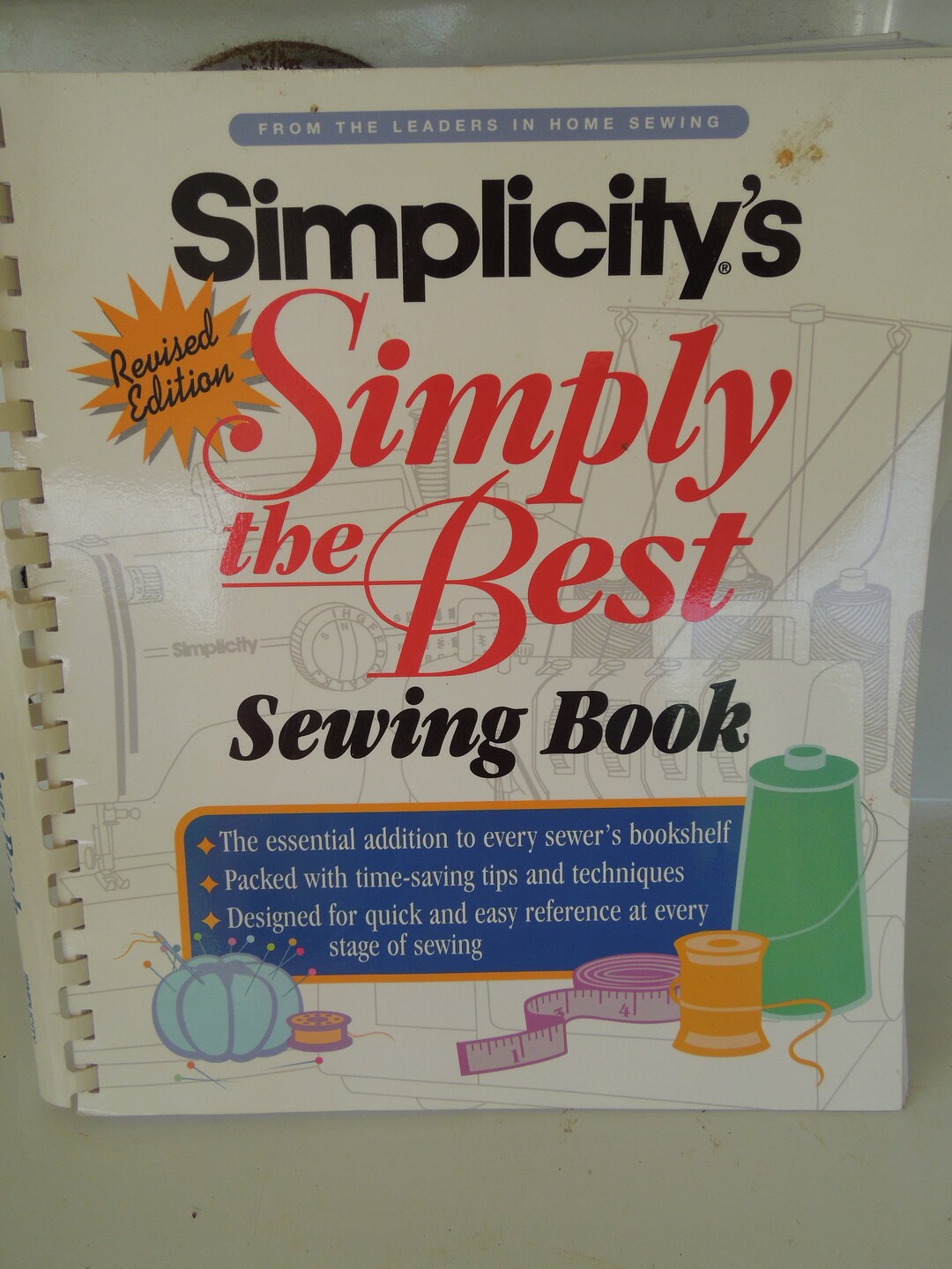 Simplicity's Simply the Best Sewing Book Spiral Bound Copyright 2001 ...