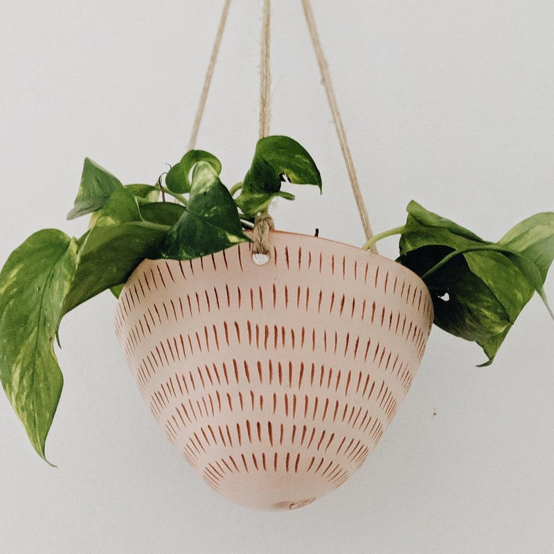 Pink Planter - Etsy