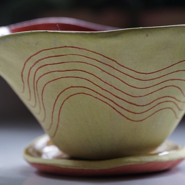 Chartreuse Planter - Etsy