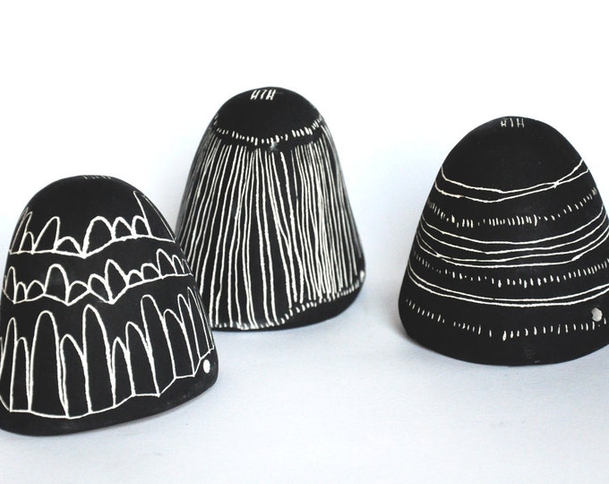 Set of Line Pattern Design Hanging Succulent Planters - Etsy