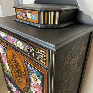 Custom Order Option | Artisan Design and Hand Painted Jacobean Bedroom ...