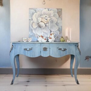 Vintage French Country Entry Table | Console Table | Small Buffet ...