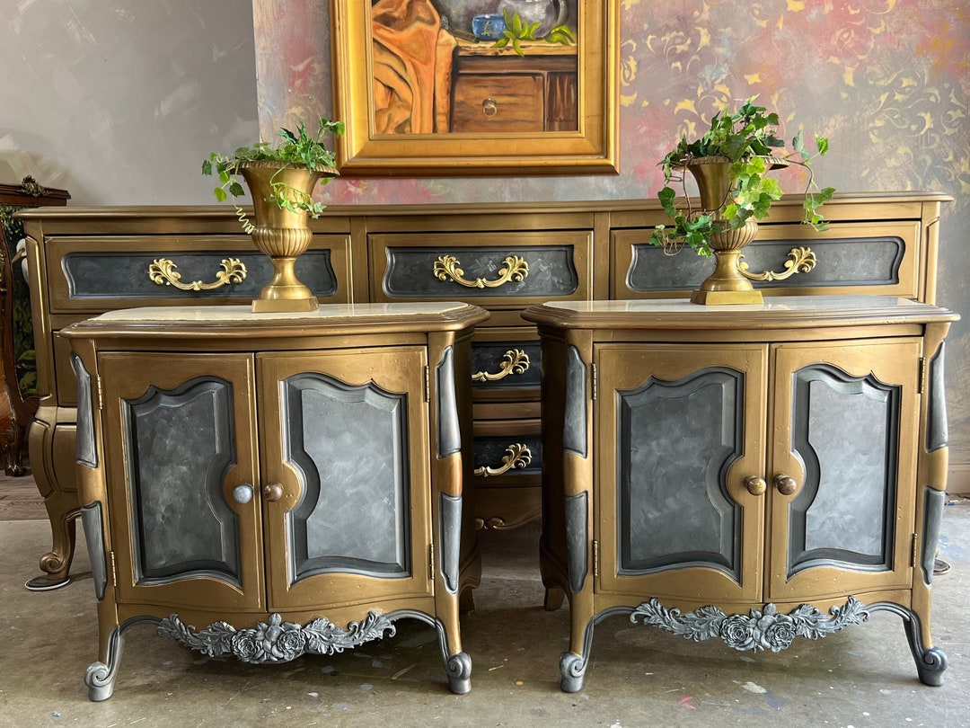 Custom Order Option | Metallic Painted Furniture | Do Not Purchase Sold ...