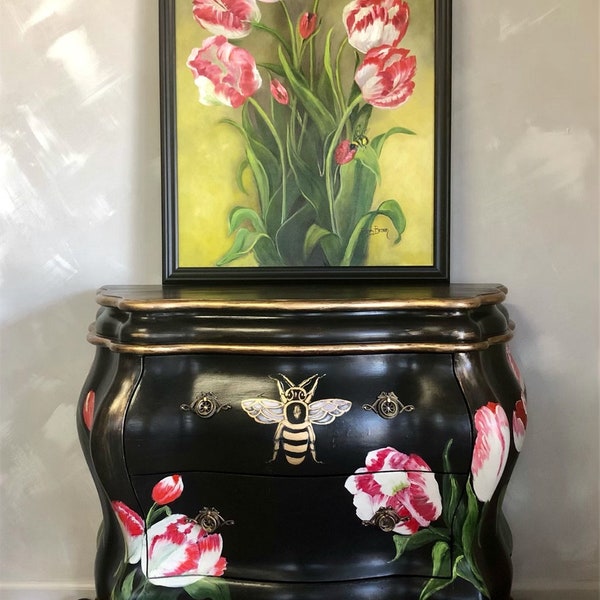 Hand Painted Chest - Etsy