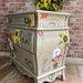 Bombe' Chest Sunflower and Poppy Painted Bombe' Chest Colorful Floral ...